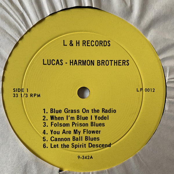 Buy The Lucas And Harmon Brothers : Lucas Harmon Brothers Show (LP ...