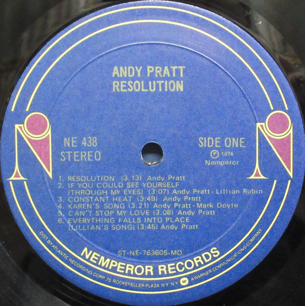 Buy Andy Pratt : Resolution (LP, Album) Online for a great price ...