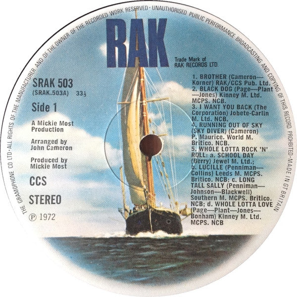 Buy CCS : CCS (LP, Album) Online for a great price – vINYLhEADZ.com