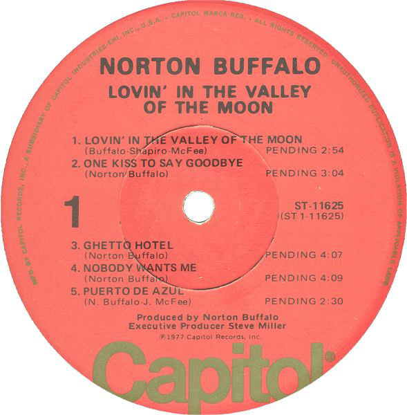 Buy Norton Buffalo : Lovin' In The Valley Of The Moon (LP, Album, Los ...