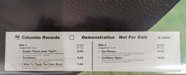 Buy Bob James : Touchdown (LP, Album, Promo) Online for a great price ...