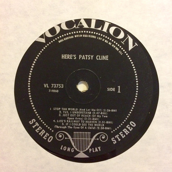 Buy Patsy Cline : Here's Patsy Cline (LP, Comp, Glo) Online for a great ...